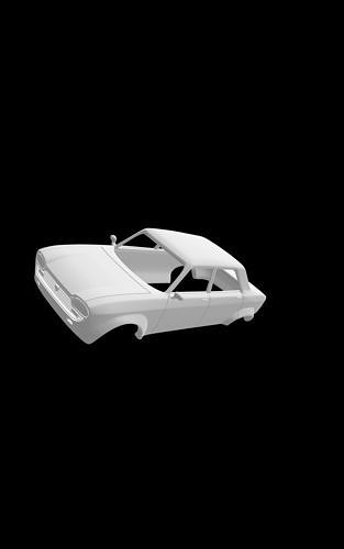 Peugeot 204 Berline Custom 3D model 3D printable | CGTrader