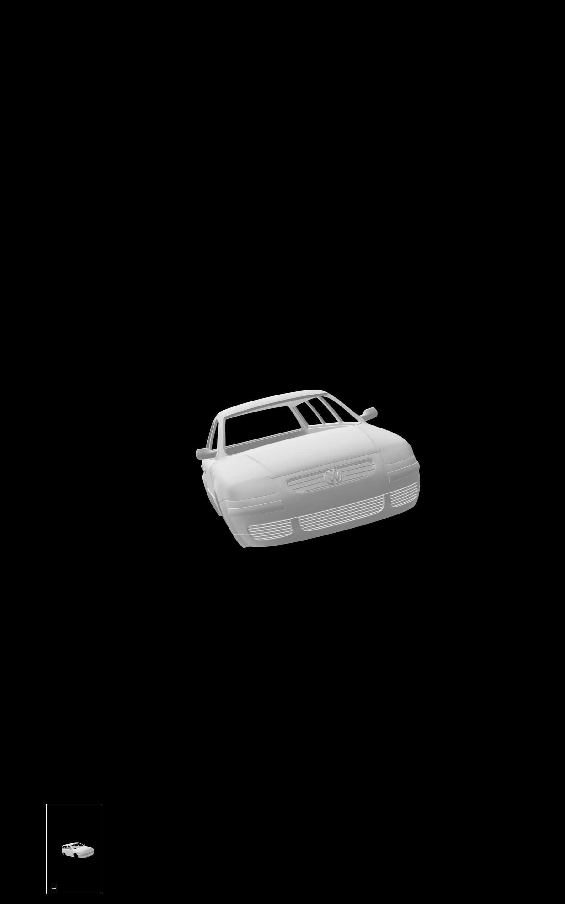 Volskwagen Passat B5 3D model 3D printable | CGTrader
