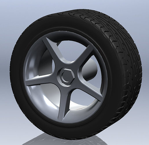 3D-printable wheels for scale model Nazca M12 3D model 3D printable ...