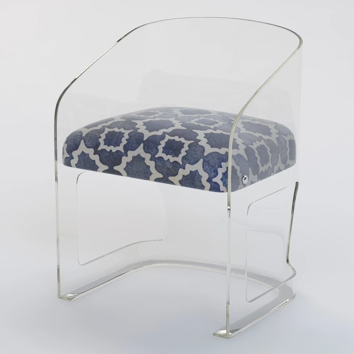 Lucite Chair 3D model | CGTrader