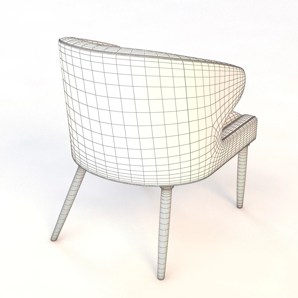 Lorae Arm Chair 3D model | CGTrader
