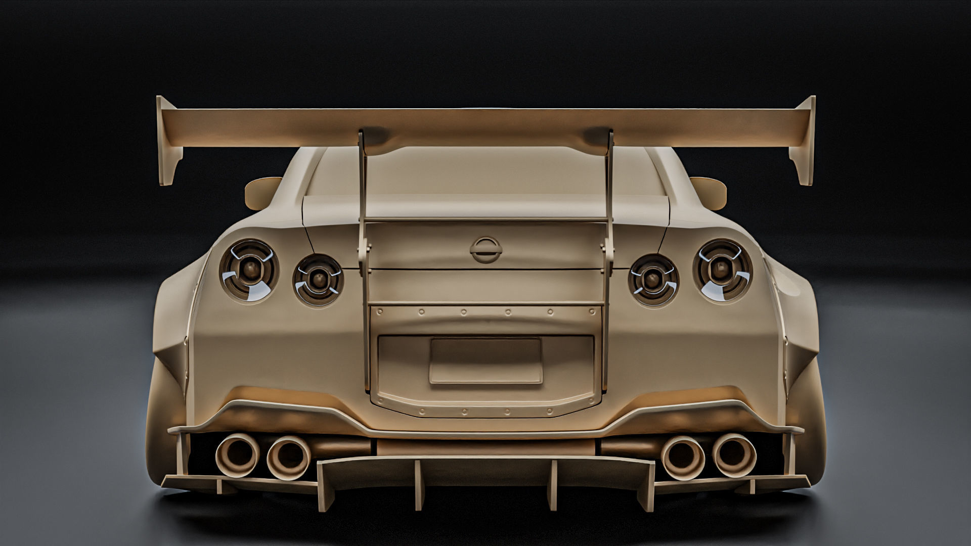 Nissan GTR R35 Liberty Walk Type 2 3D model | CGTrader