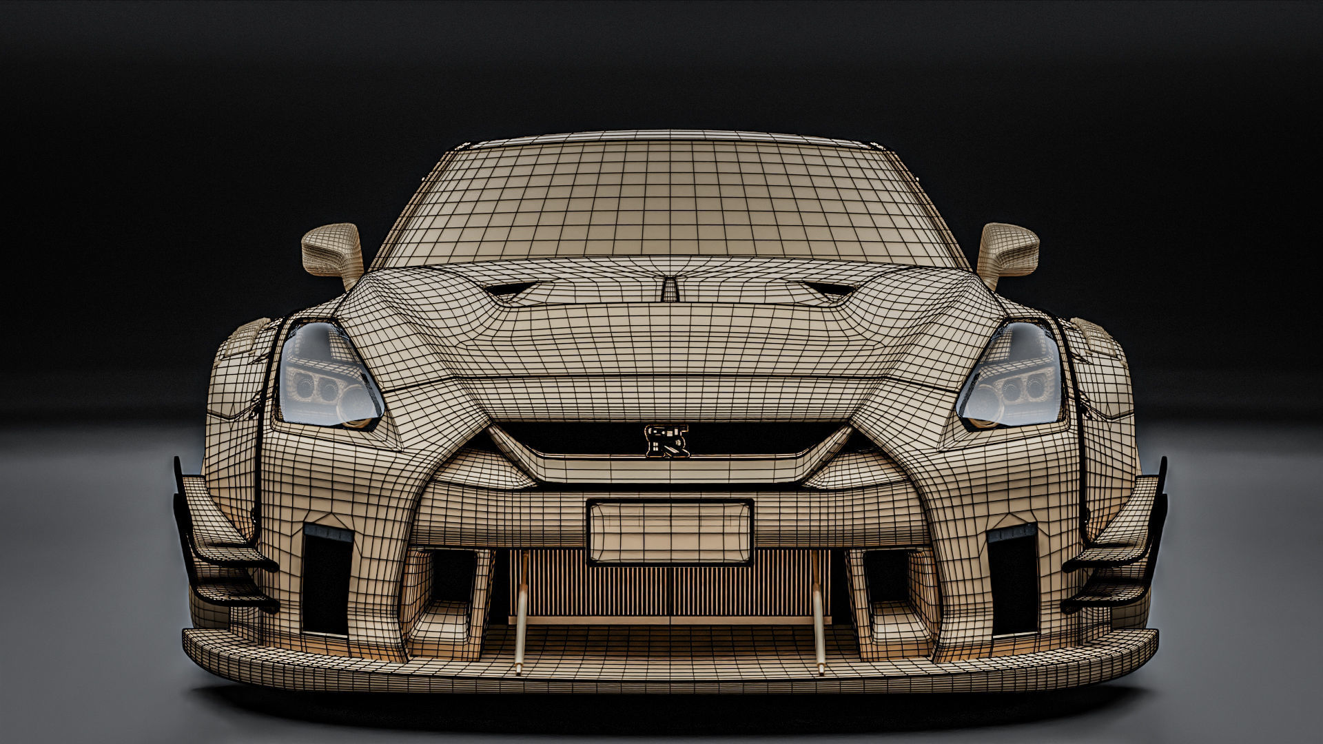 Nissan GTR R35 Liberty Walk Type 2 3D model | CGTrader