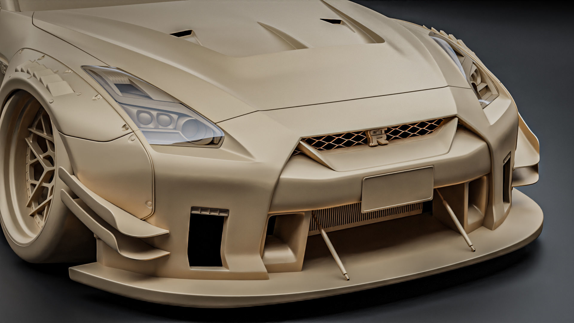 Nissan GTR R35 Liberty Walk Type 2 3D model | CGTrader