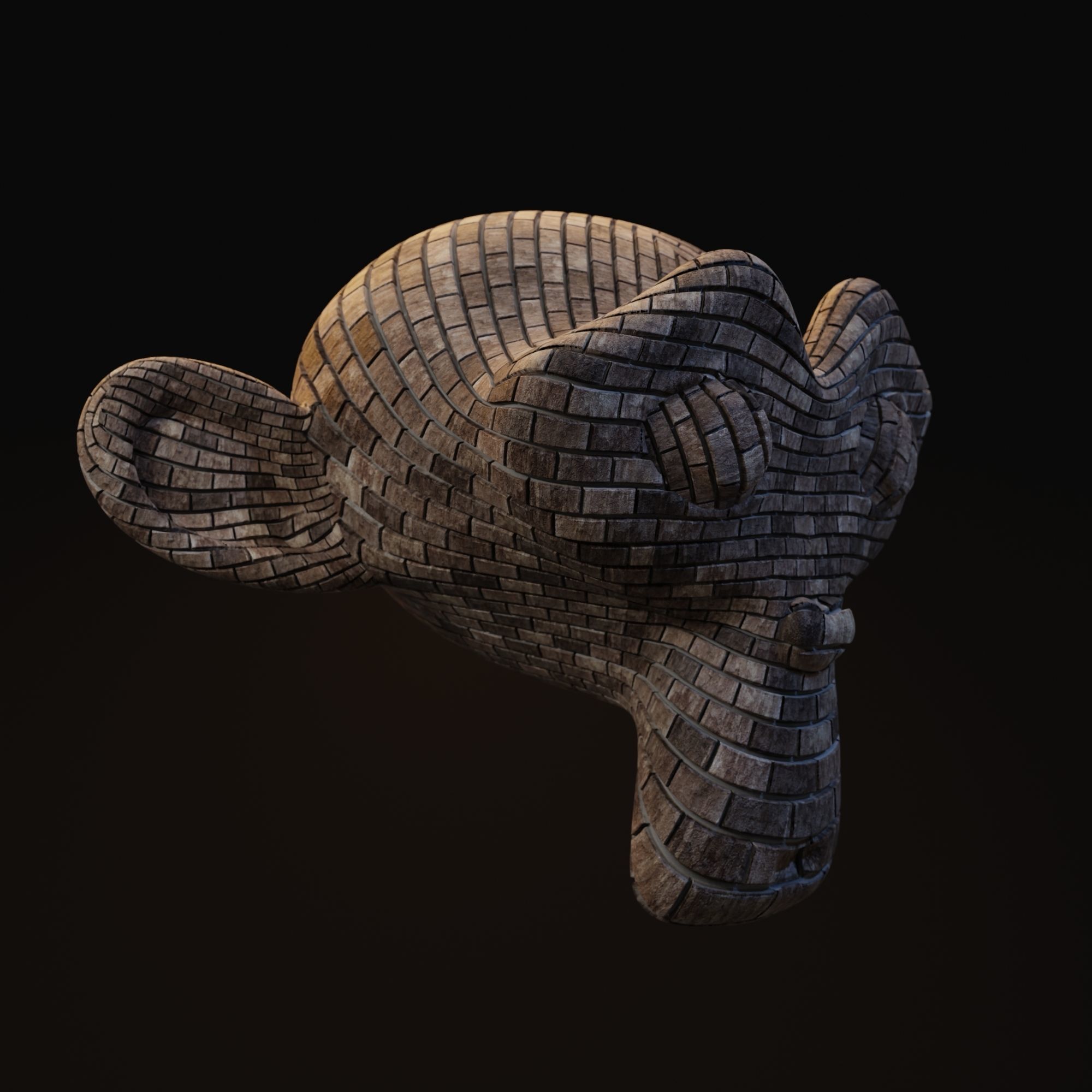 Sonoran Desert King Running and Stack Bricks Texture Texture | CGTrader