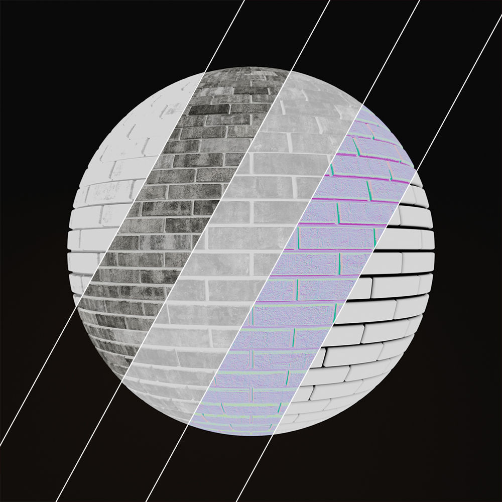 Steel Manor King Running and Stack Bricks Texture Texture | CGTrader