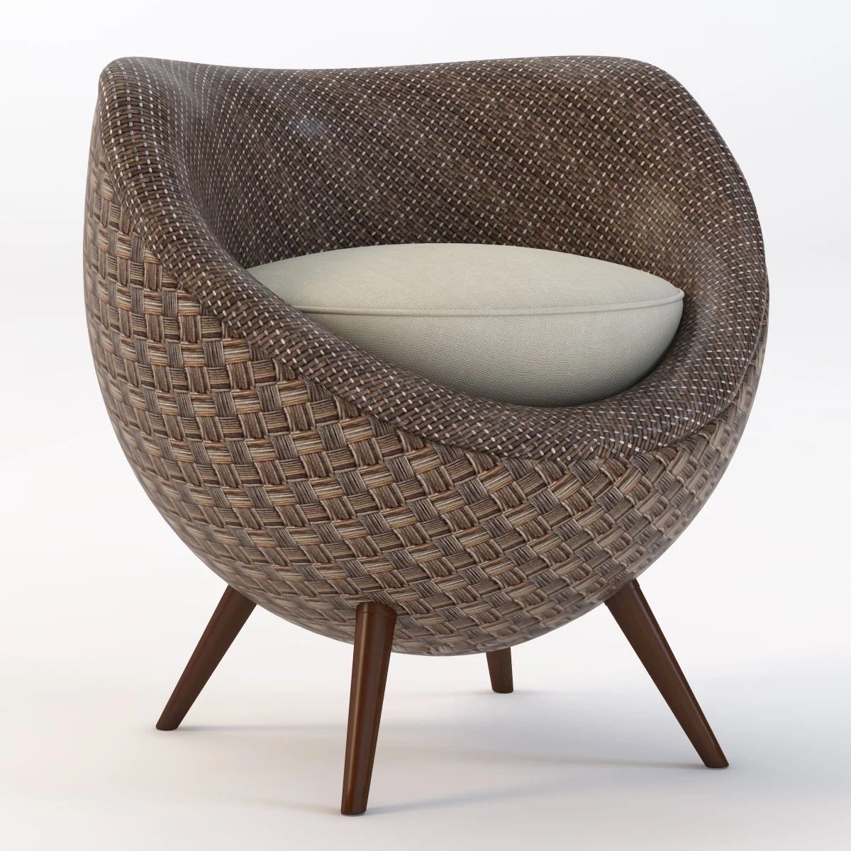 La Luna Easy Armchair 3D model | CGTrader