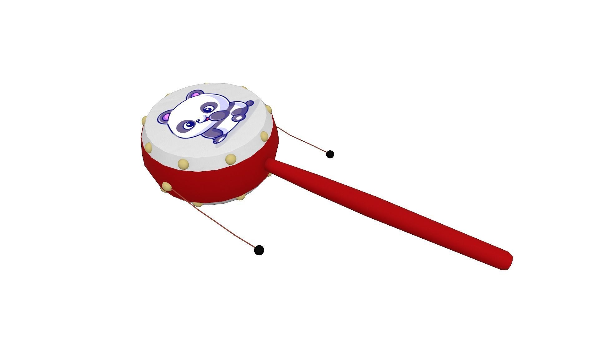 3D model Chinese Rattle VR / AR / low-poly | CGTrader