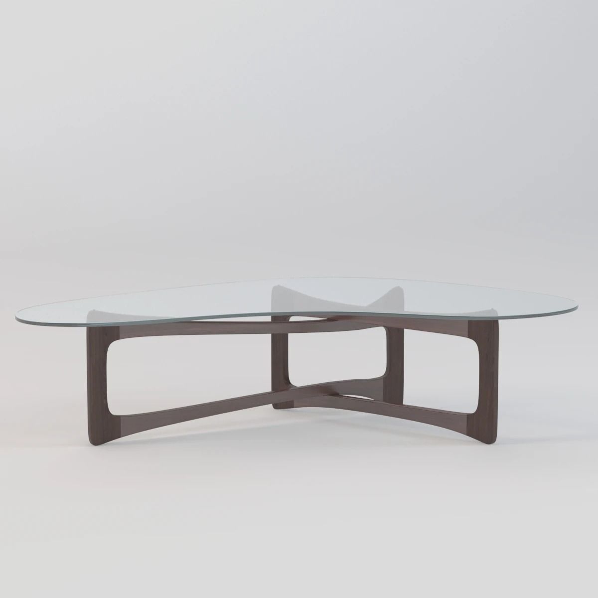 Kidney Shaped Dogbone Coffee Table 3D model | CGTrader
