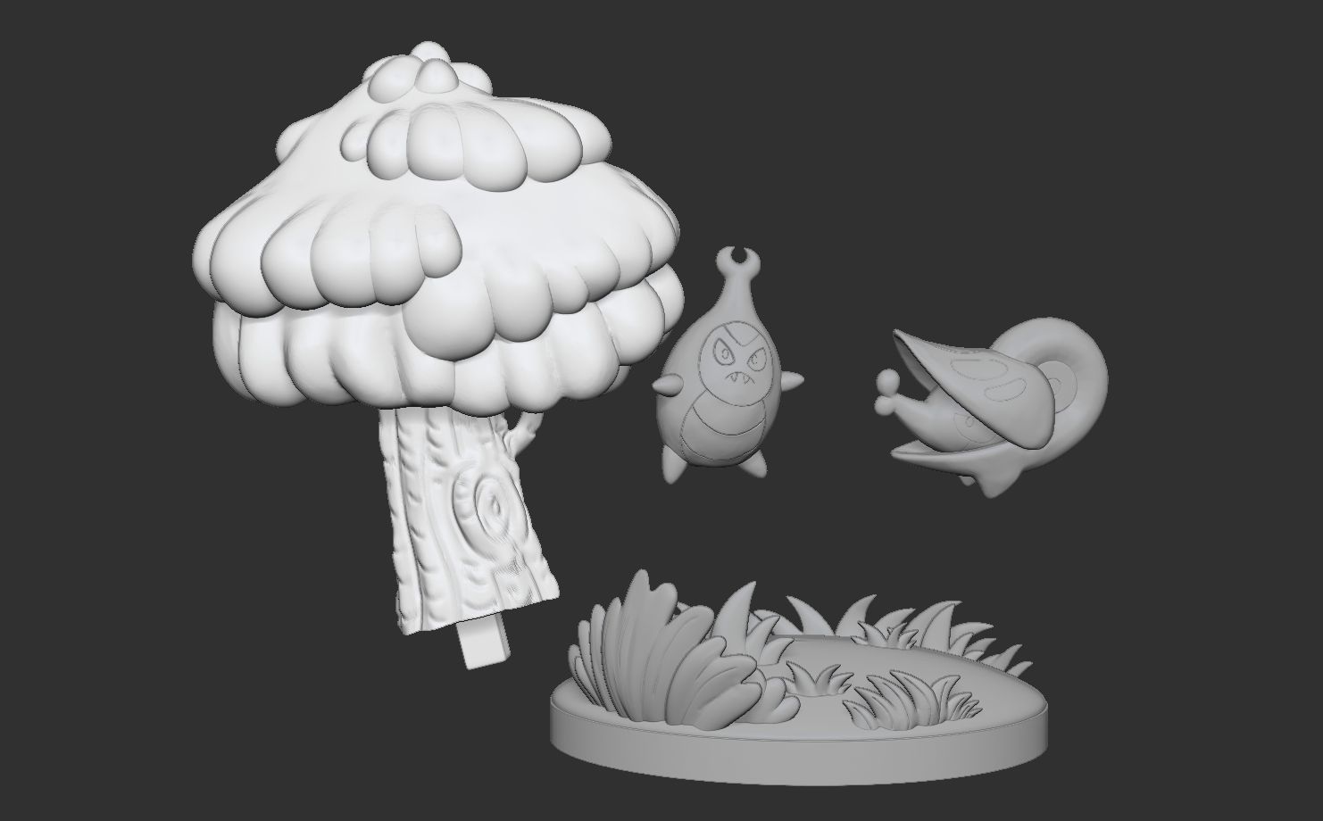 Pokemon Shelmet and Karrablast 3D print 3D model 3D printable | CGTrader