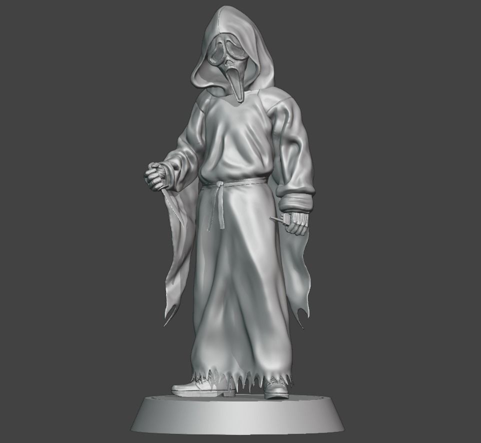 Ghostface - collectible 3D model 3D printable | CGTrader