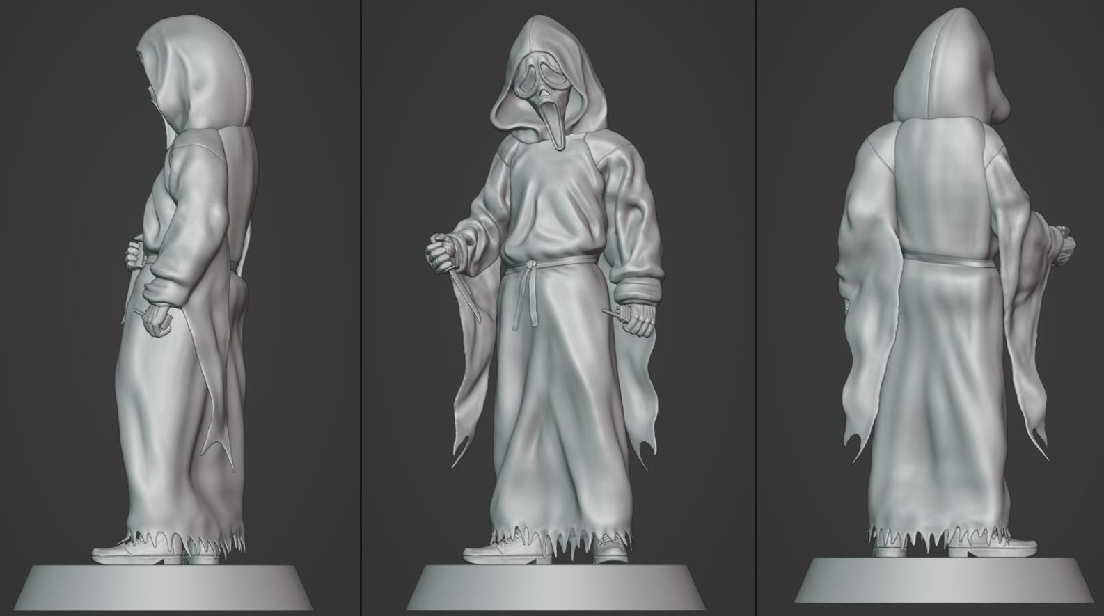 Ghostface - collectible 3D model 3D printable | CGTrader