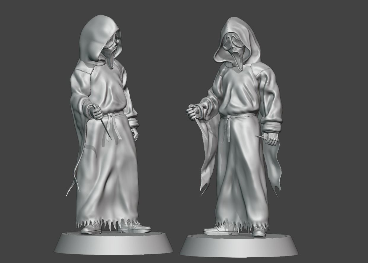 Ghostface - collectible 3D model 3D printable | CGTrader
