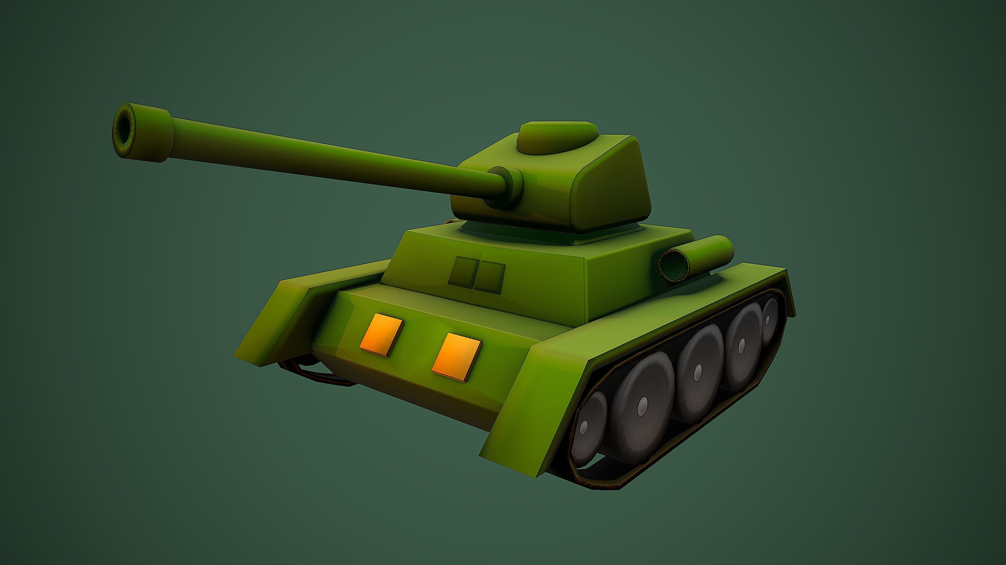 3D model TANK CARTOON STYLIZED WAR TOY VR / AR / low-poly | CGTrader