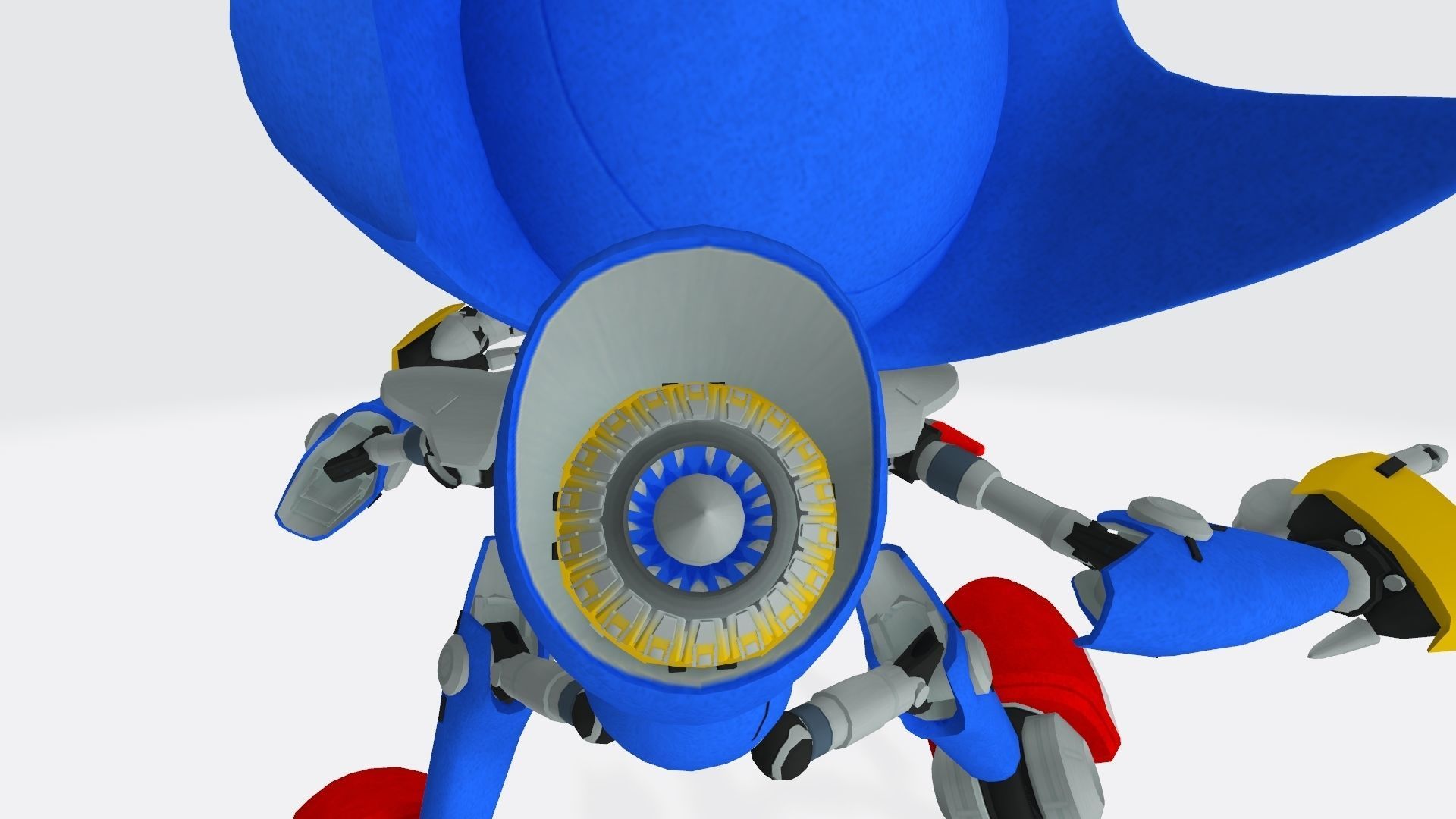 Metal Sonic 3D model 3D printable | CGTrader