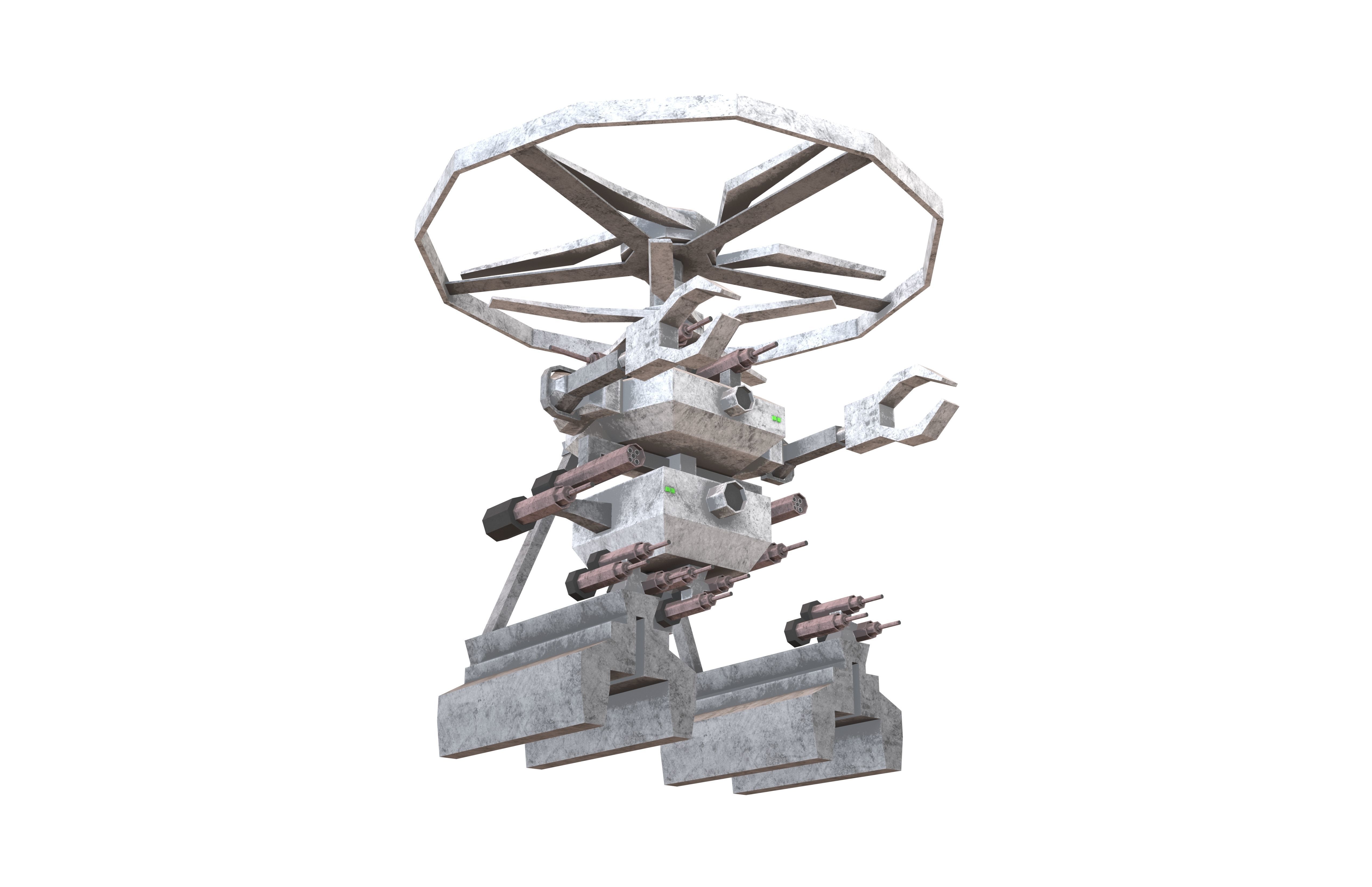 3D model Cartoon Weapon Drone Robot V1 004 VR / AR / low-poly | CGTrader