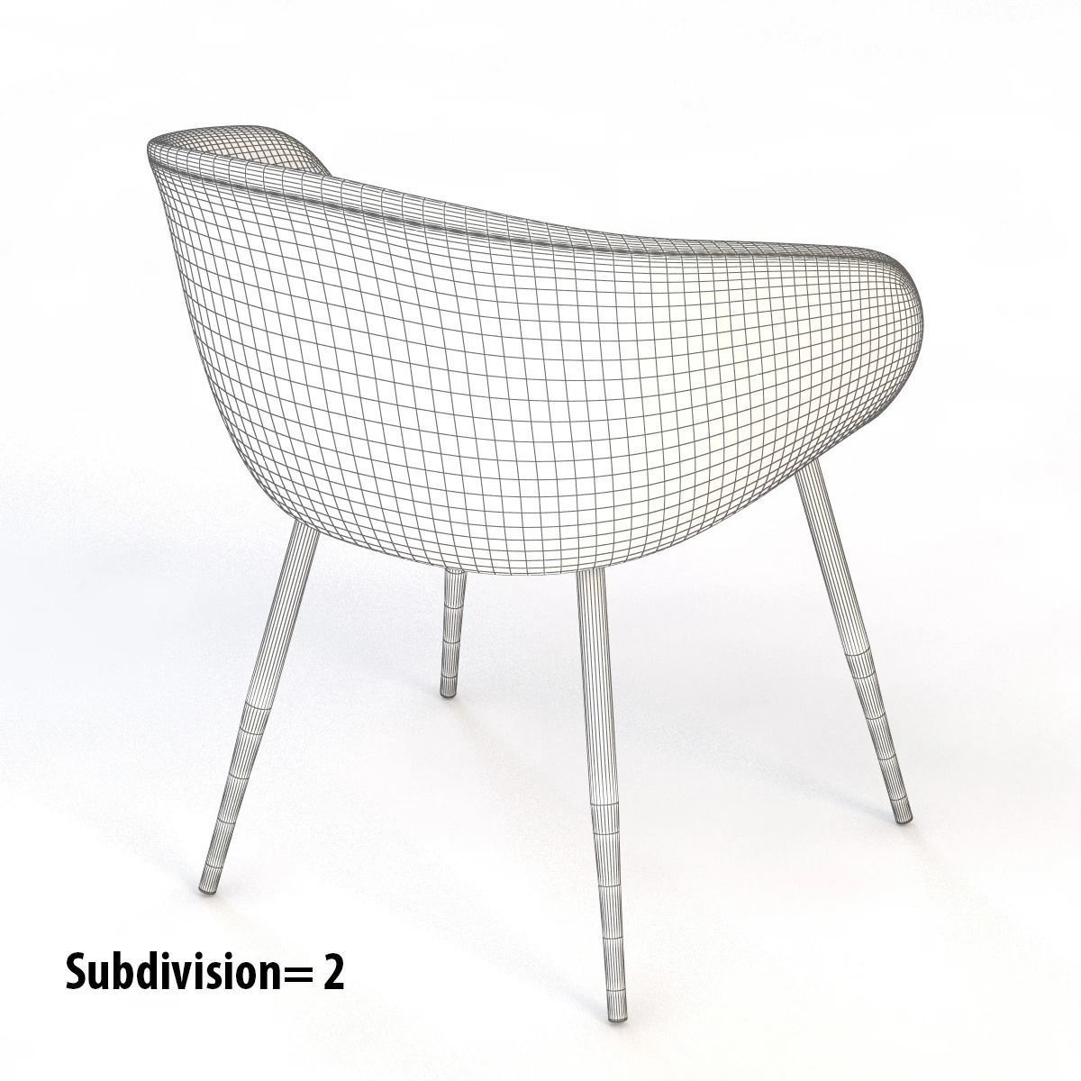 Semele Chair 3D model | CGTrader