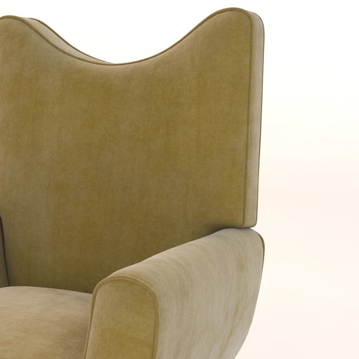 Salon Ambassador Chair By Jean Royere 3D model | CGTrader