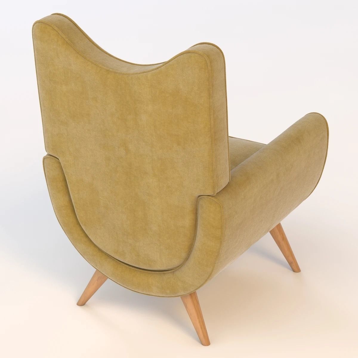 Salon Ambassador Chair By Jean Royere 3D model | CGTrader