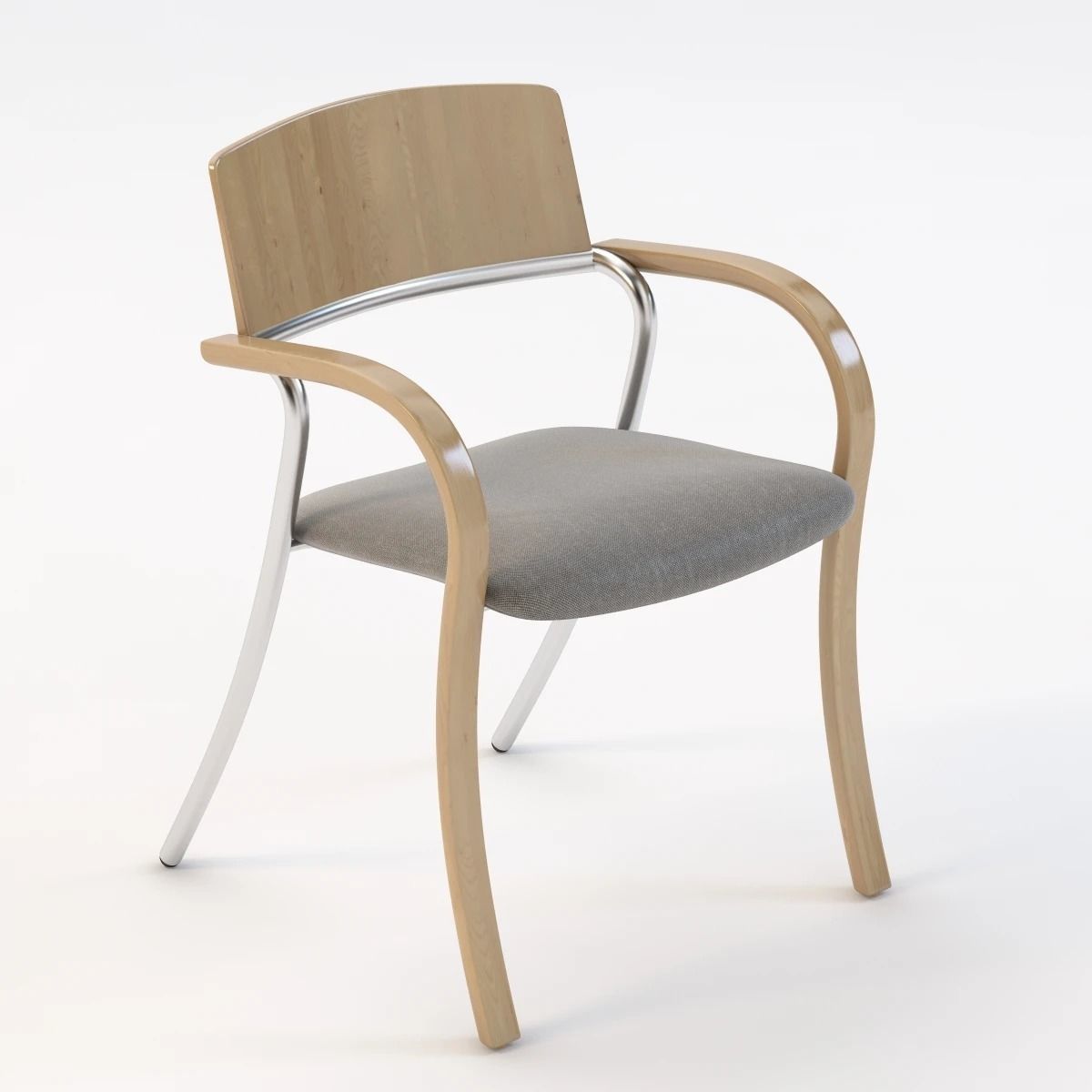 Romeo Juliet Stack Bent Armchair 3D model | CGTrader