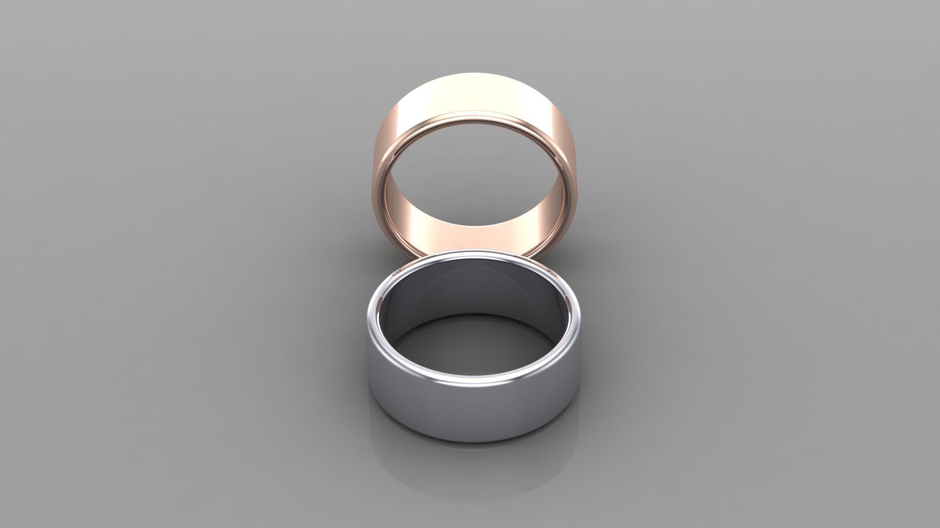 Light Gold Ring For men and women Free free 3D model | CGTrader
