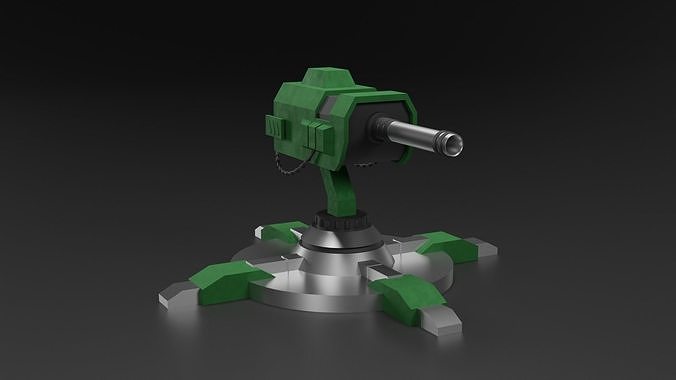 Automatic Shooter free 3D model | CGTrader