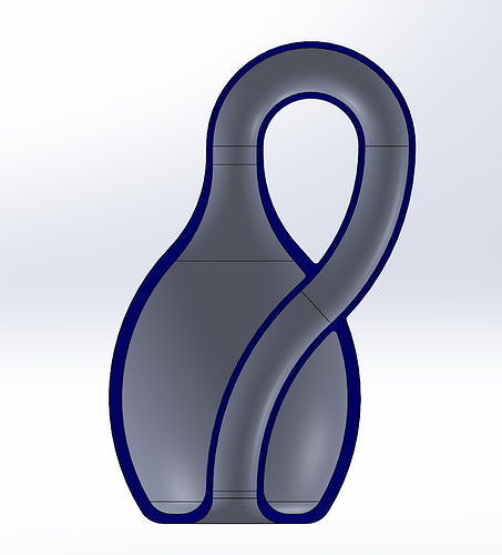 Basic Klein Bottle Printable Model 3D model 3D printable | CGTrader
