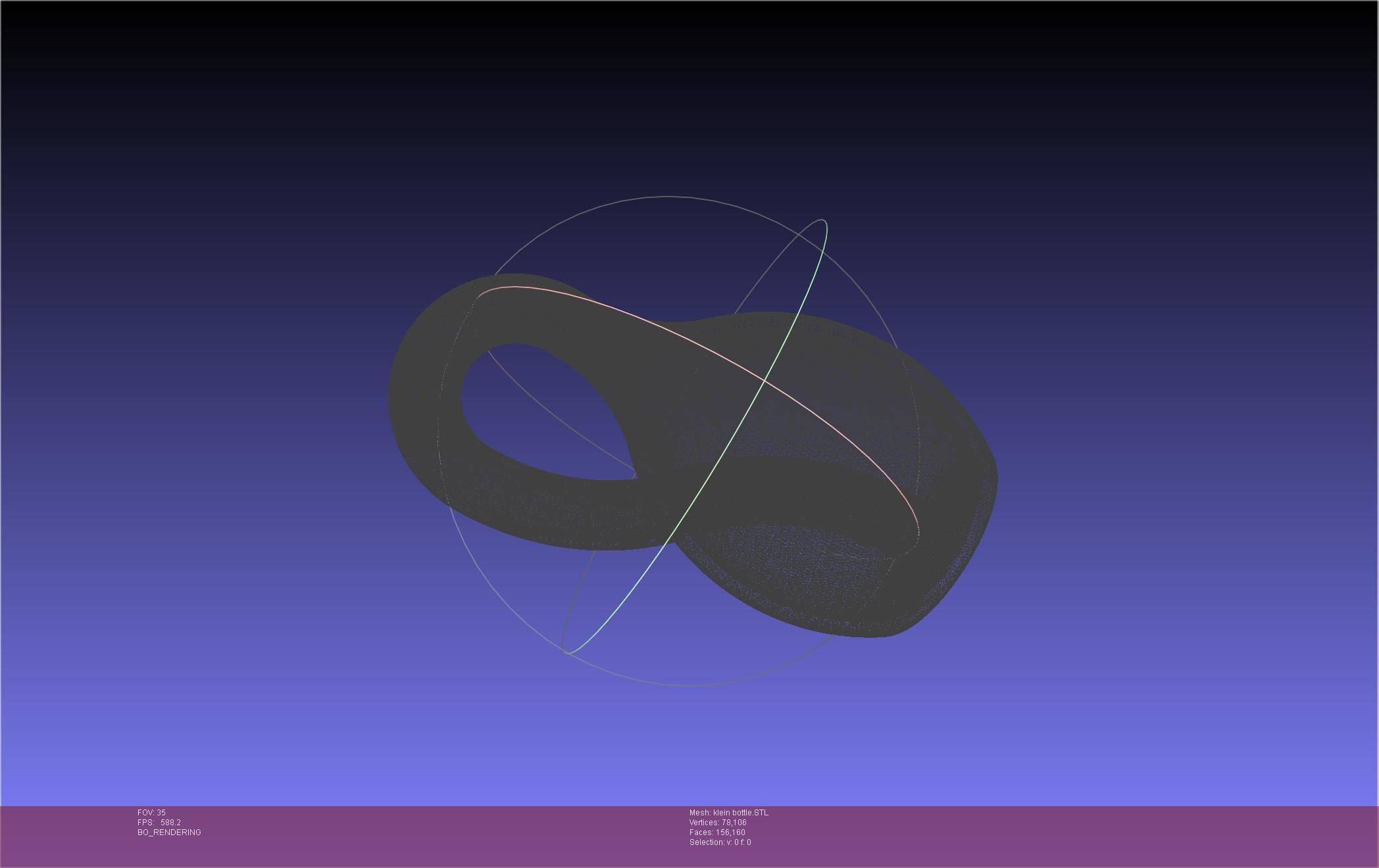 Basic Klein Bottle Printable Model 3D model 3D printable | CGTrader