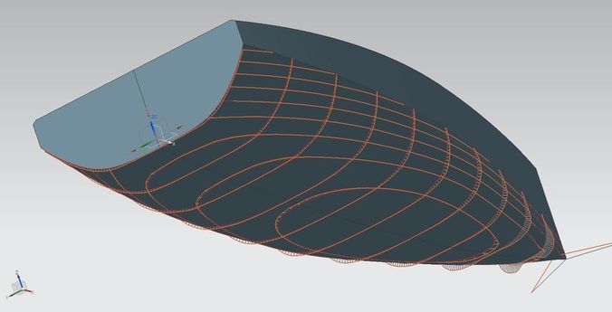 Sailing yacht hull modeling free 3D model | CGTrader