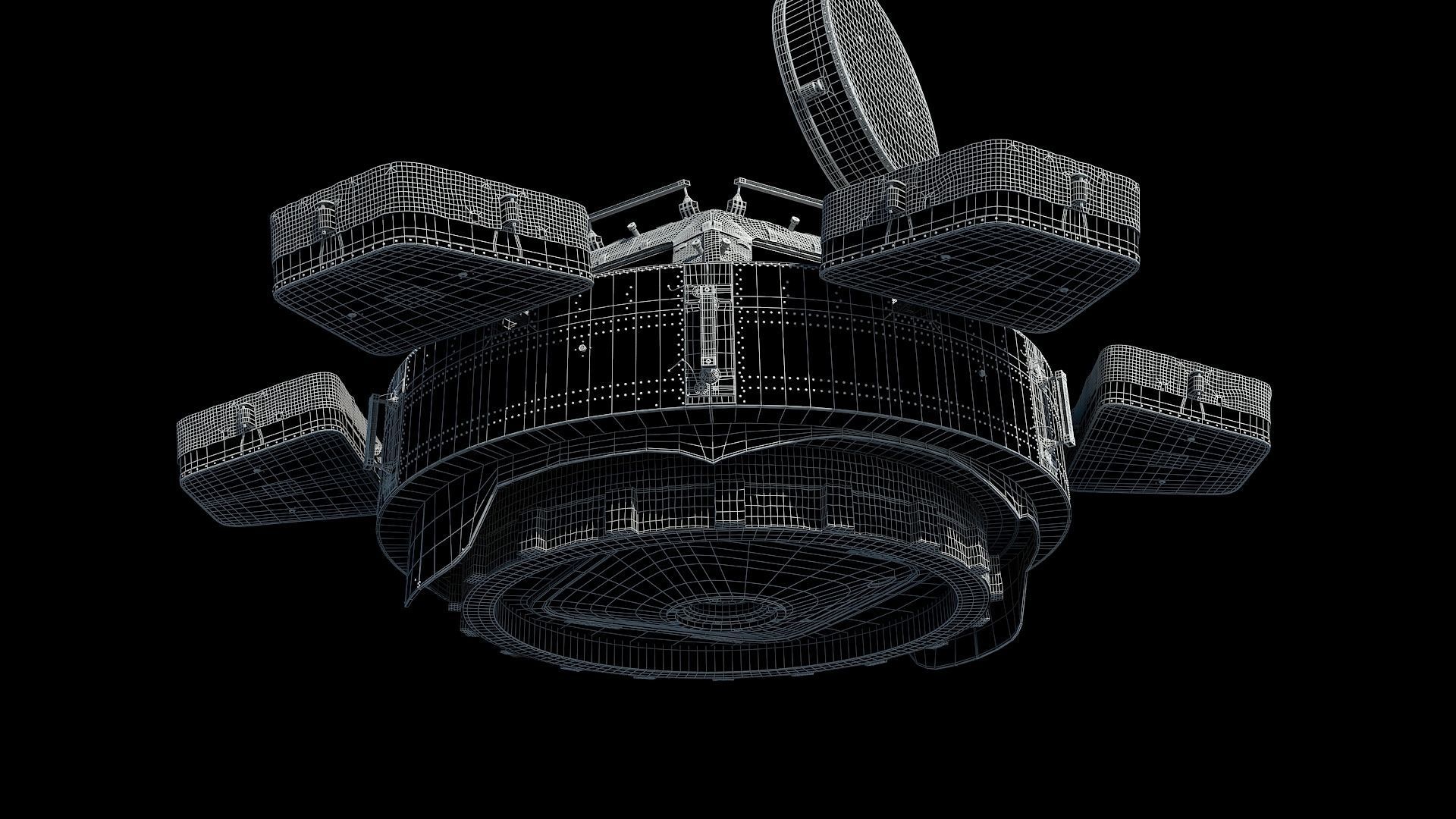 High quality 3D model Cupola ISS module 3D model | CGTrader