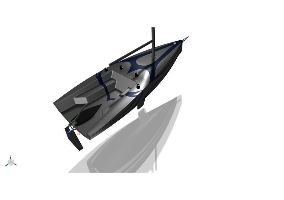 sailing boat hull free 3D model | CGTrader