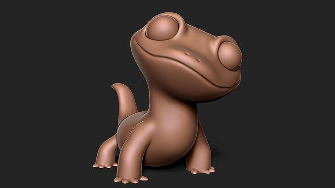 Gecko 3D model 3D printable | CGTrader