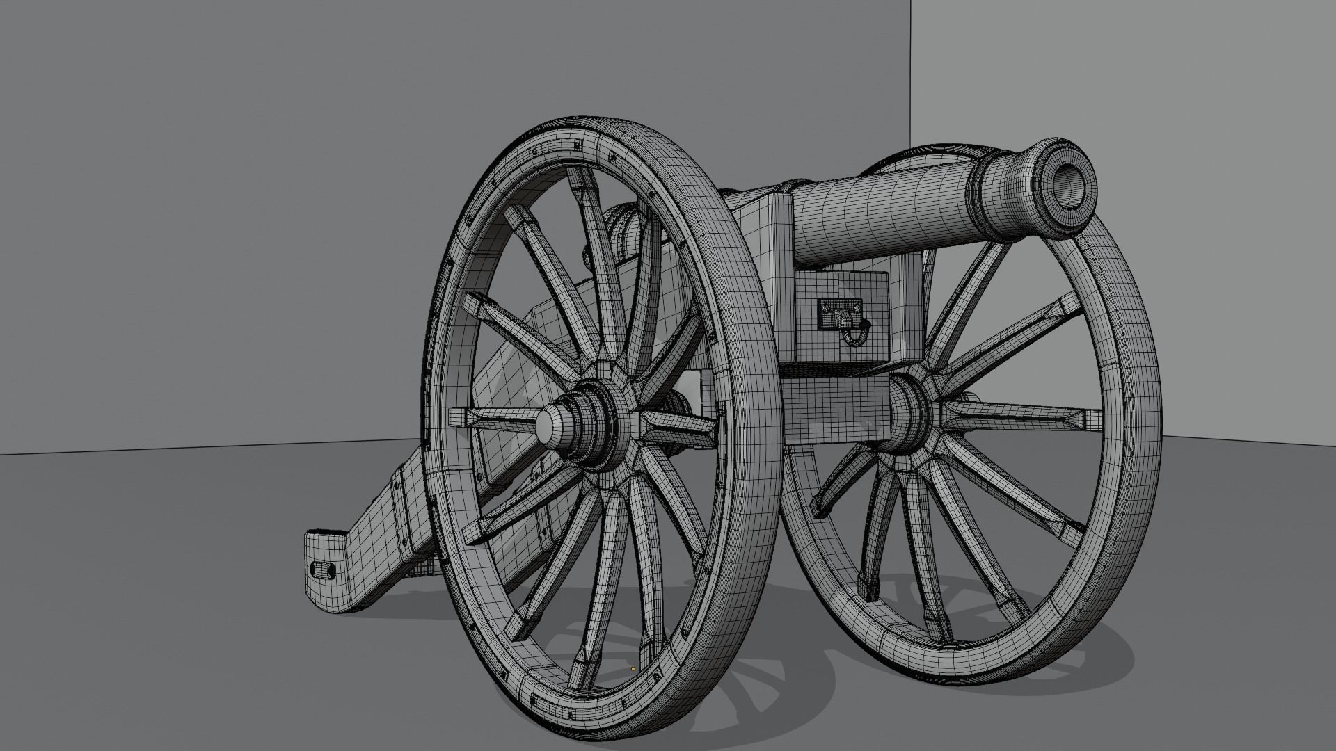 realistic cannon 3D model | CGTrader