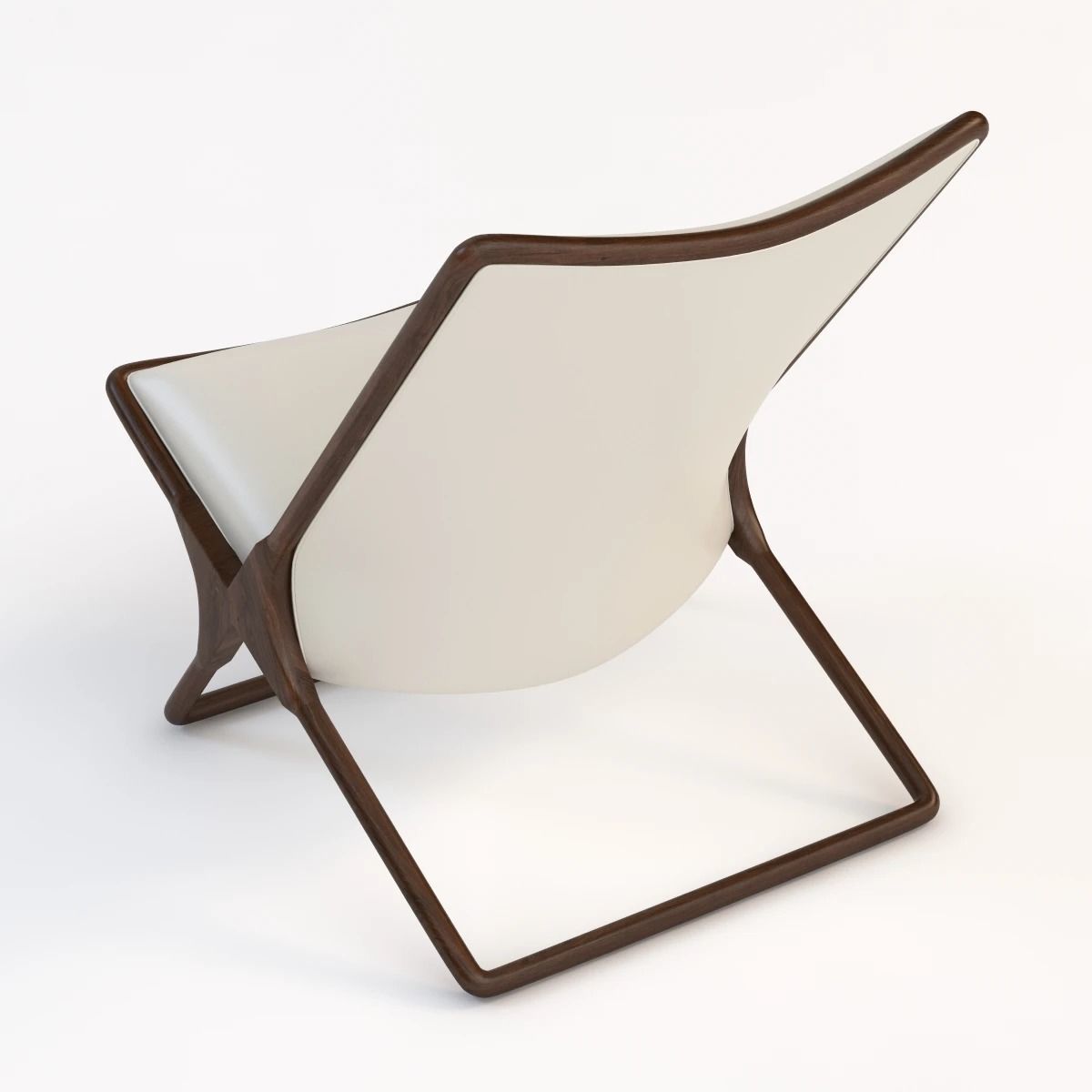 Ward Bennett Scissor Lounge Chair 3D model | CGTrader