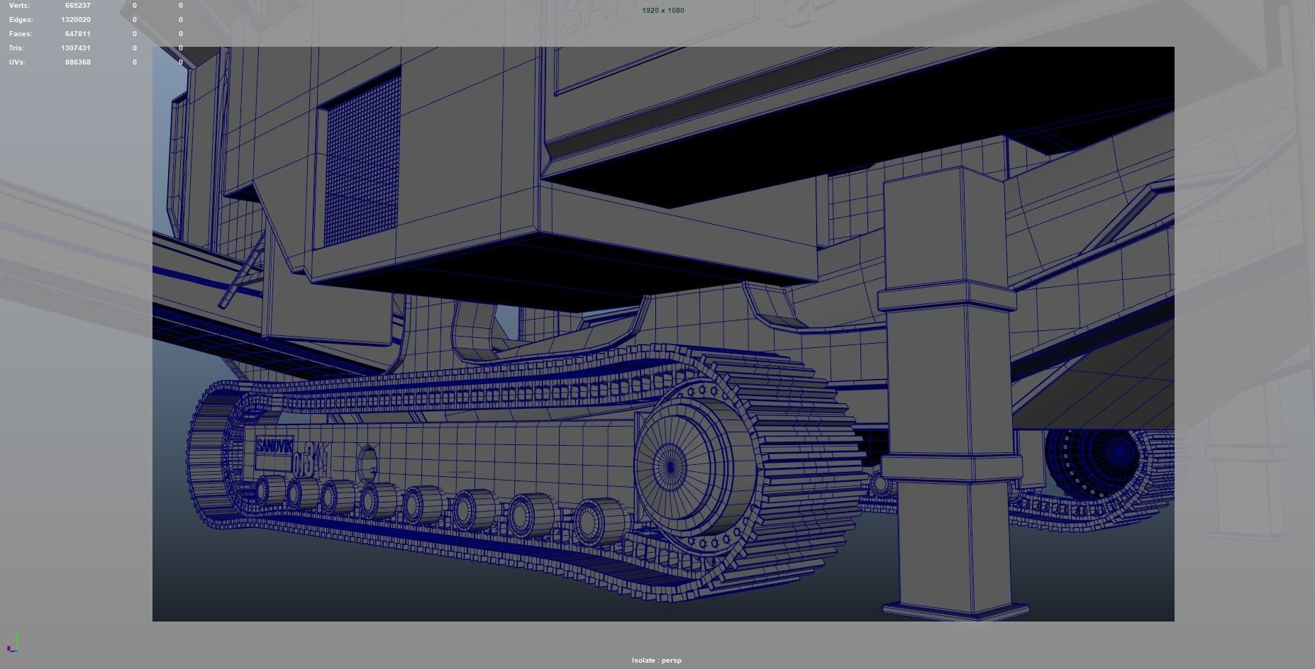 Stone Crusher SandVik 3D model animated | CGTrader