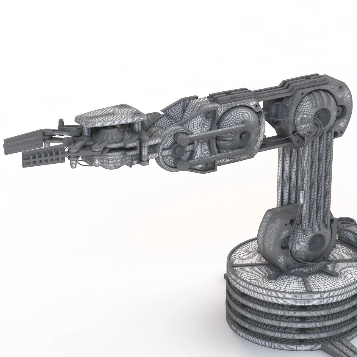 Usb Controlled Robotic Arm 3D model | CGTrader