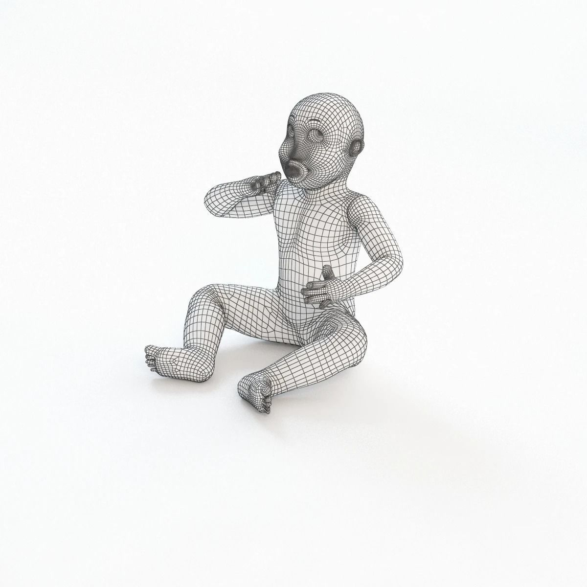 Toy Kid Doll 3D model | CGTrader