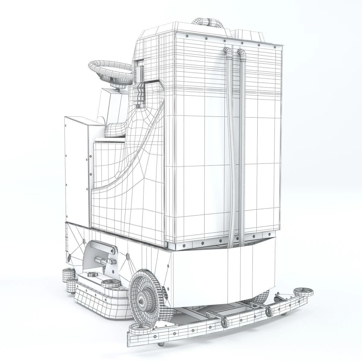 Tomcat Commercial Floor Scrubbers Microrider 3D model | CGTrader