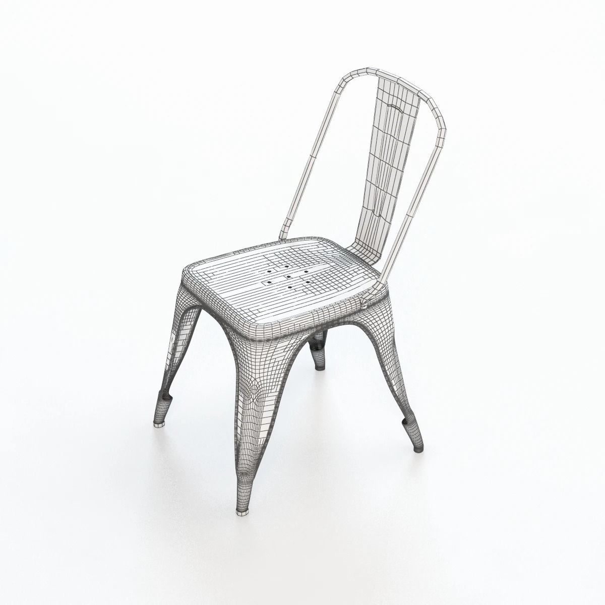 Tolix Ass Chairs 3D model | CGTrader