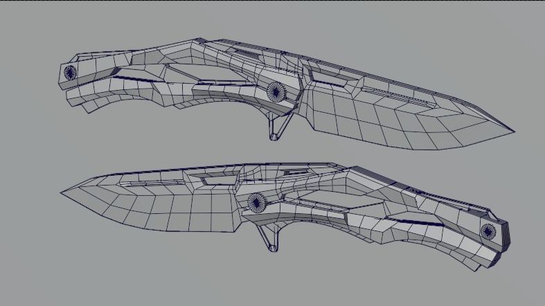 Stylized Knife 3D model | CGTrader