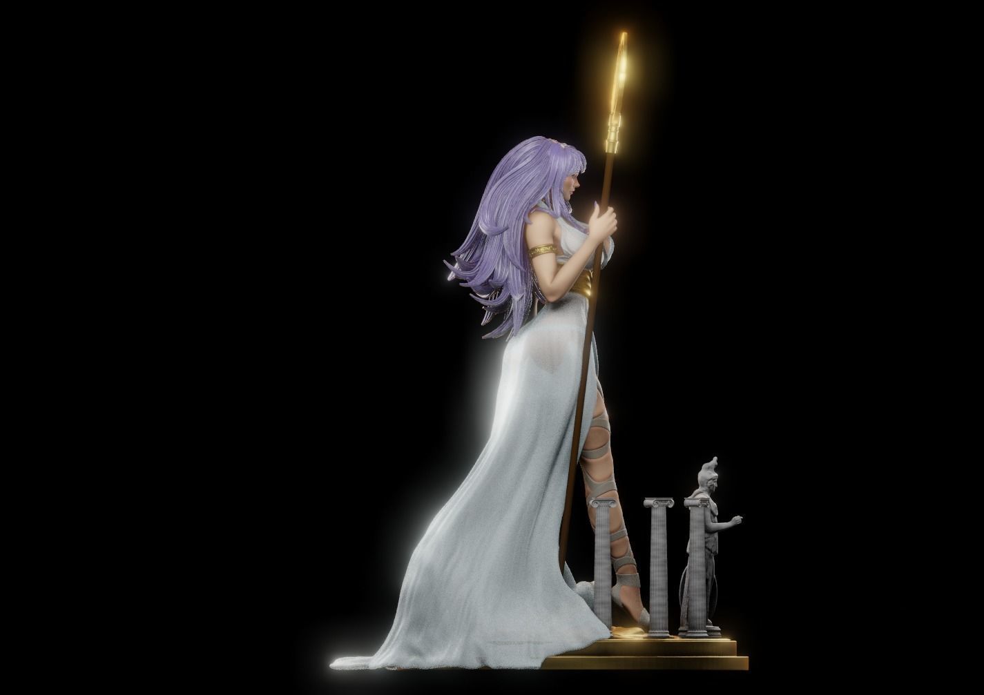 Saint Seiya Athena 1to10 STL file 3D print model 3D print model 3D ...