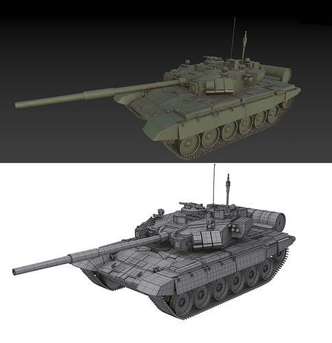 Soviet Union Tank T 84 3D model | CGTrader