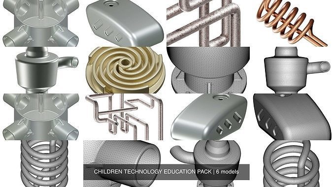 CHILDREN TECHNOLOGY EDUCATION PACK 3D Model Collection | CGTrader