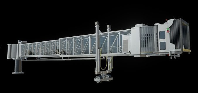 3D model Jetway for MSFS Xplane and flight simulator VR / AR / low-poly | CGTrader