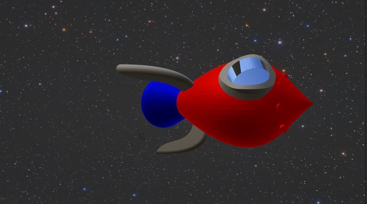 Alien Rocket free VR / AR / low-poly 3D model | CGTrader