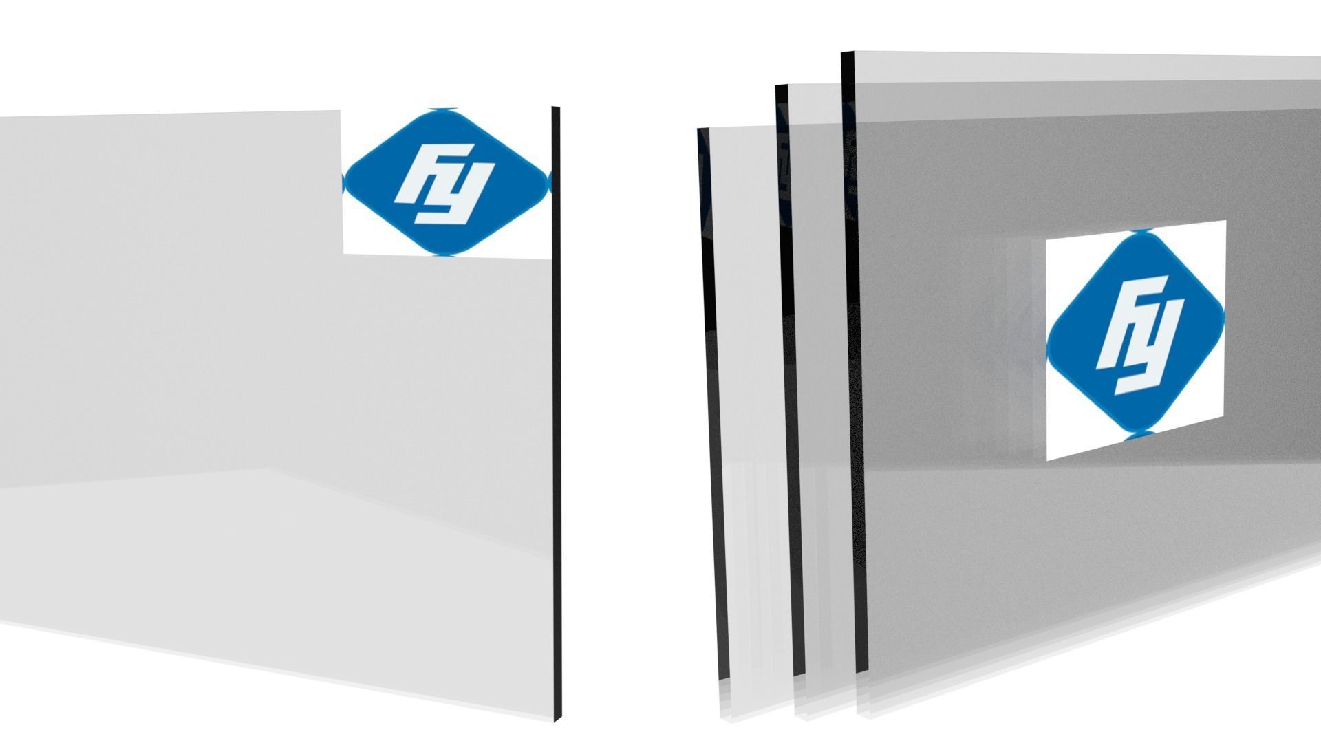 3D model Fuyao Company Pure Industrial Glass VR / AR / low-poly | CGTrader