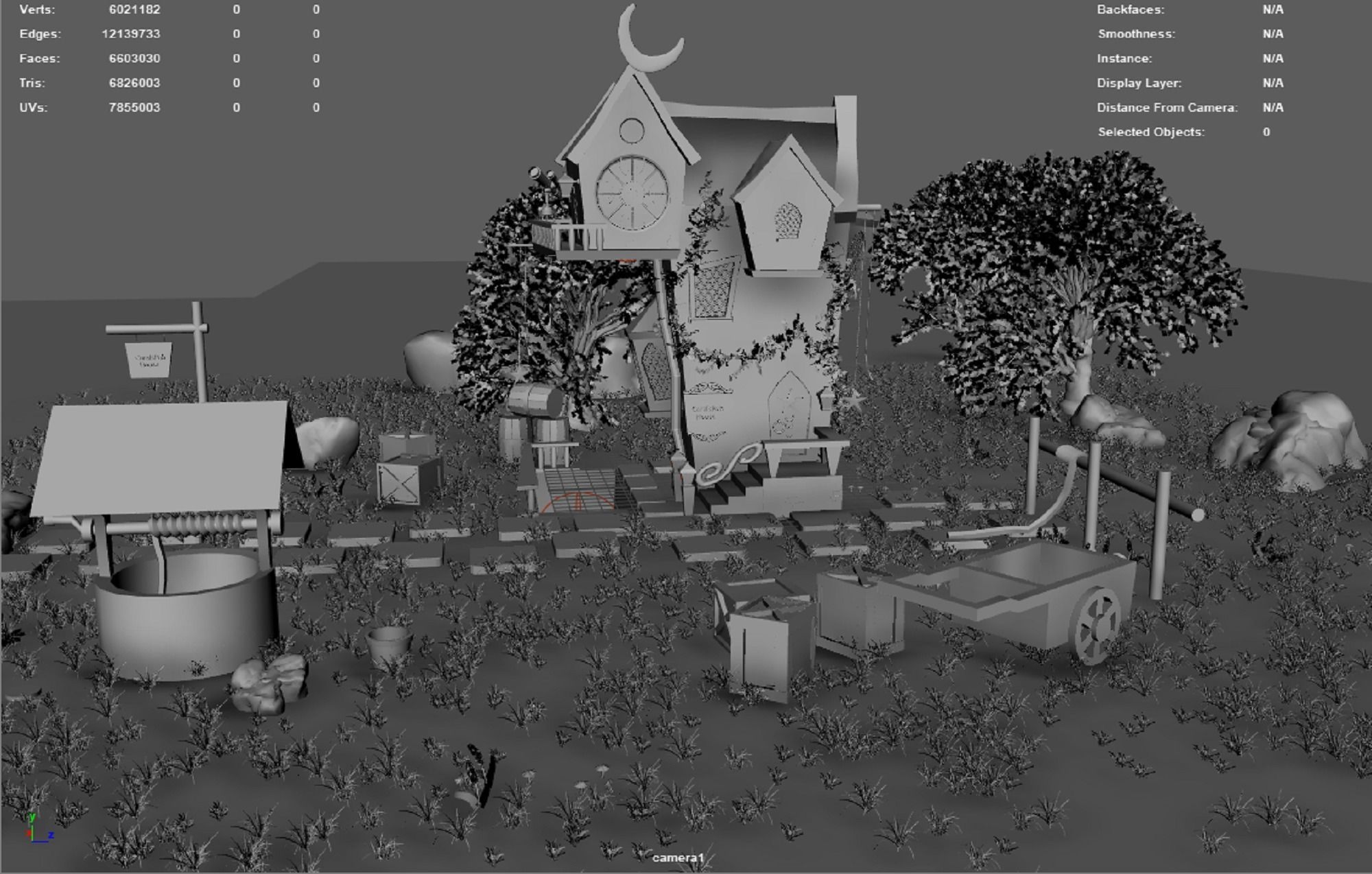 A Beautiful Arcane House 3D model | CGTrader