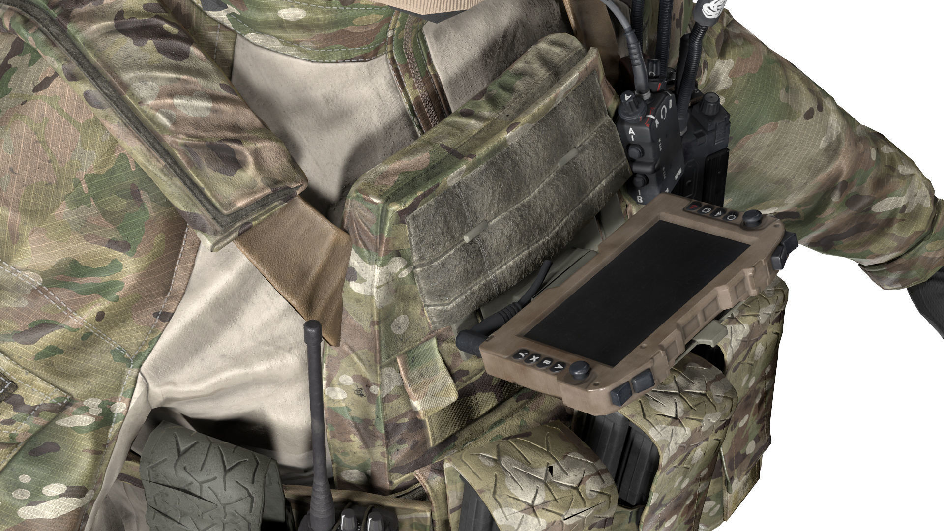 MILITARY Game-Ready Persistent Systems MPU5 Wave Relay Radio 3D model ...