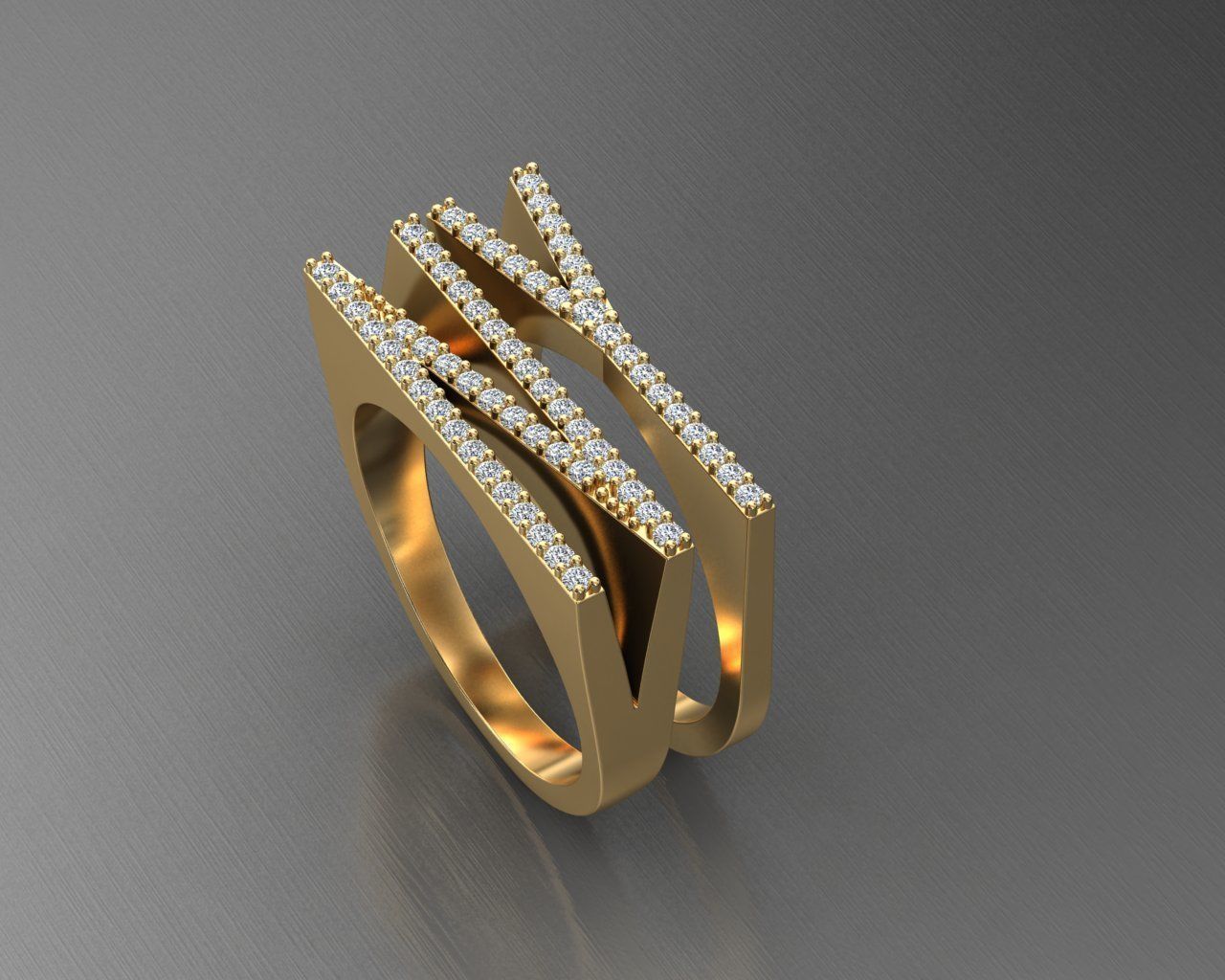 alphabet jewelry ring diamond letter Collection | CGTrader