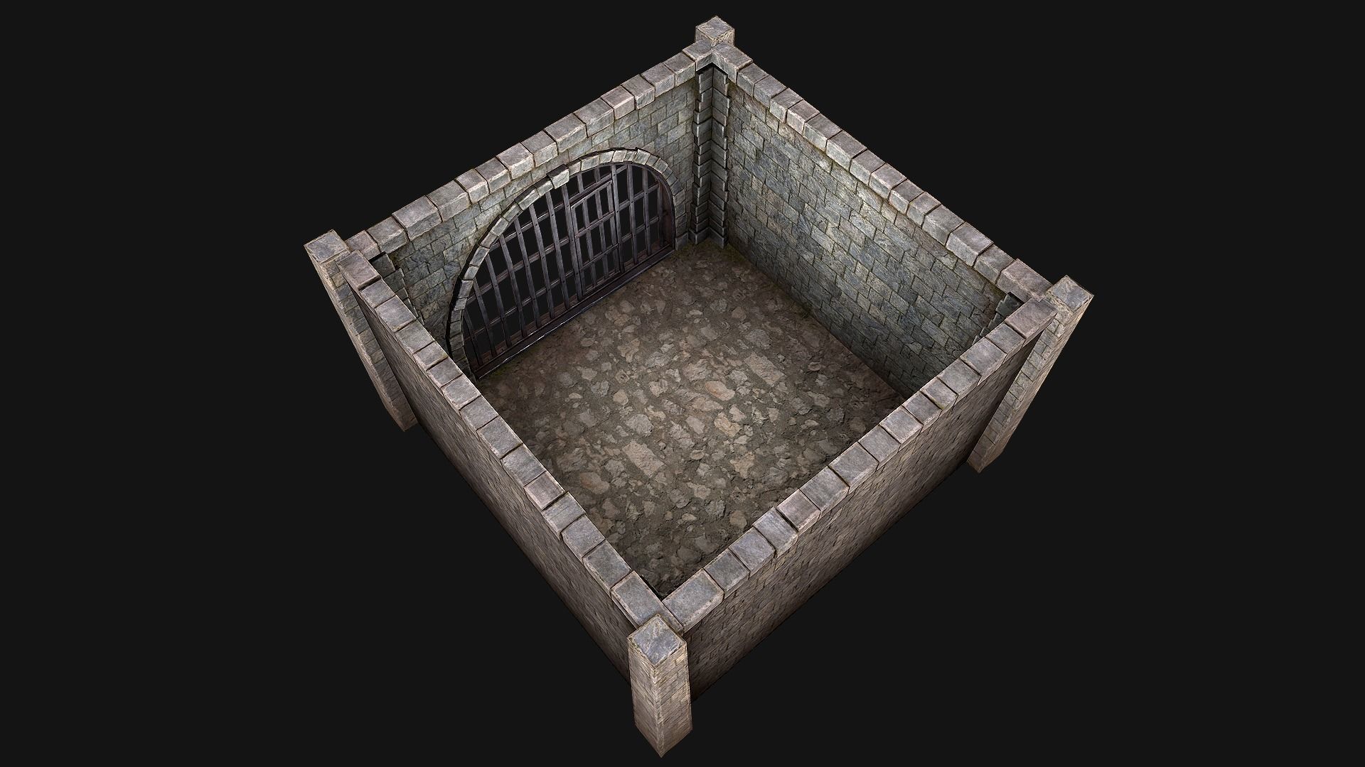 3D model Medieval Prison Cell Aviary VR / AR / low-poly | CGTrader